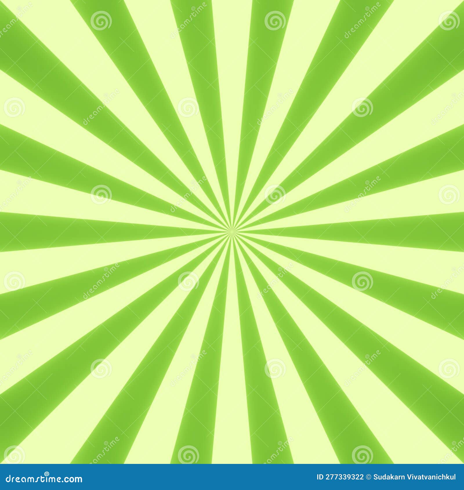 Green sunburst background. stock illustration. Illustration of light ...