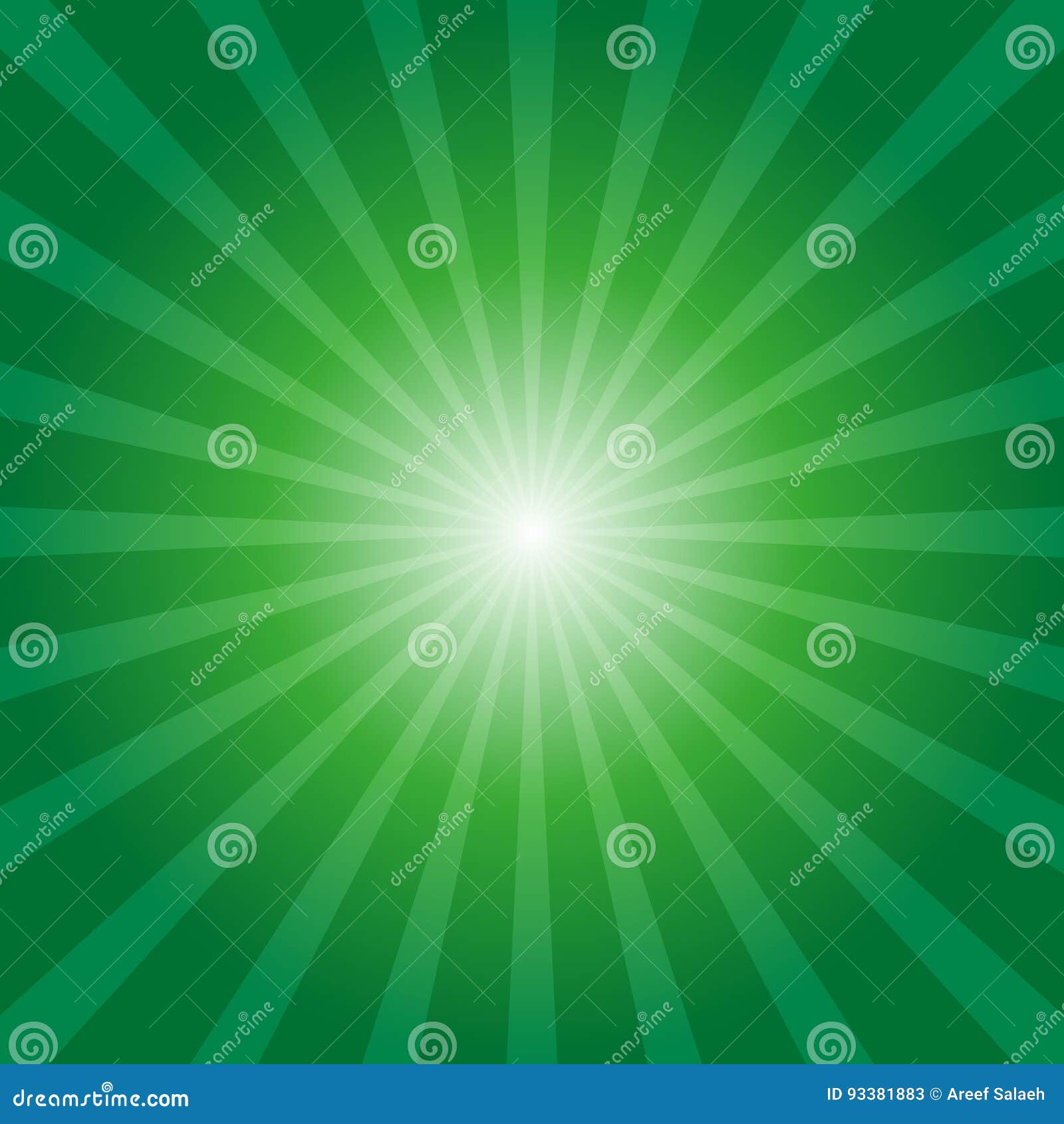 Green Sunburst Desktop Wallpaper Design Royalty-Free Stock Image ...