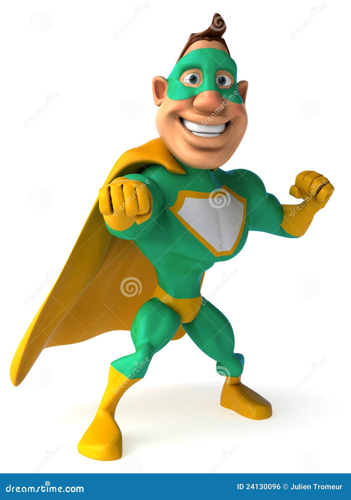 Green Superhero stock illustration. Illustration of disguise - 24130096