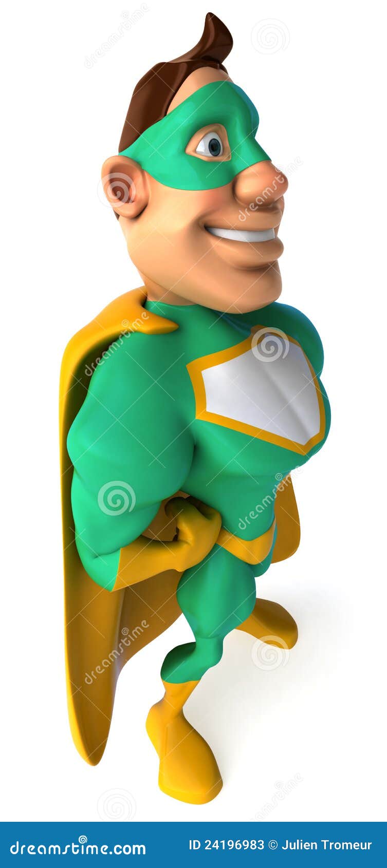 Green Superhero stock illustration. Illustration of lifestyle - 24196983