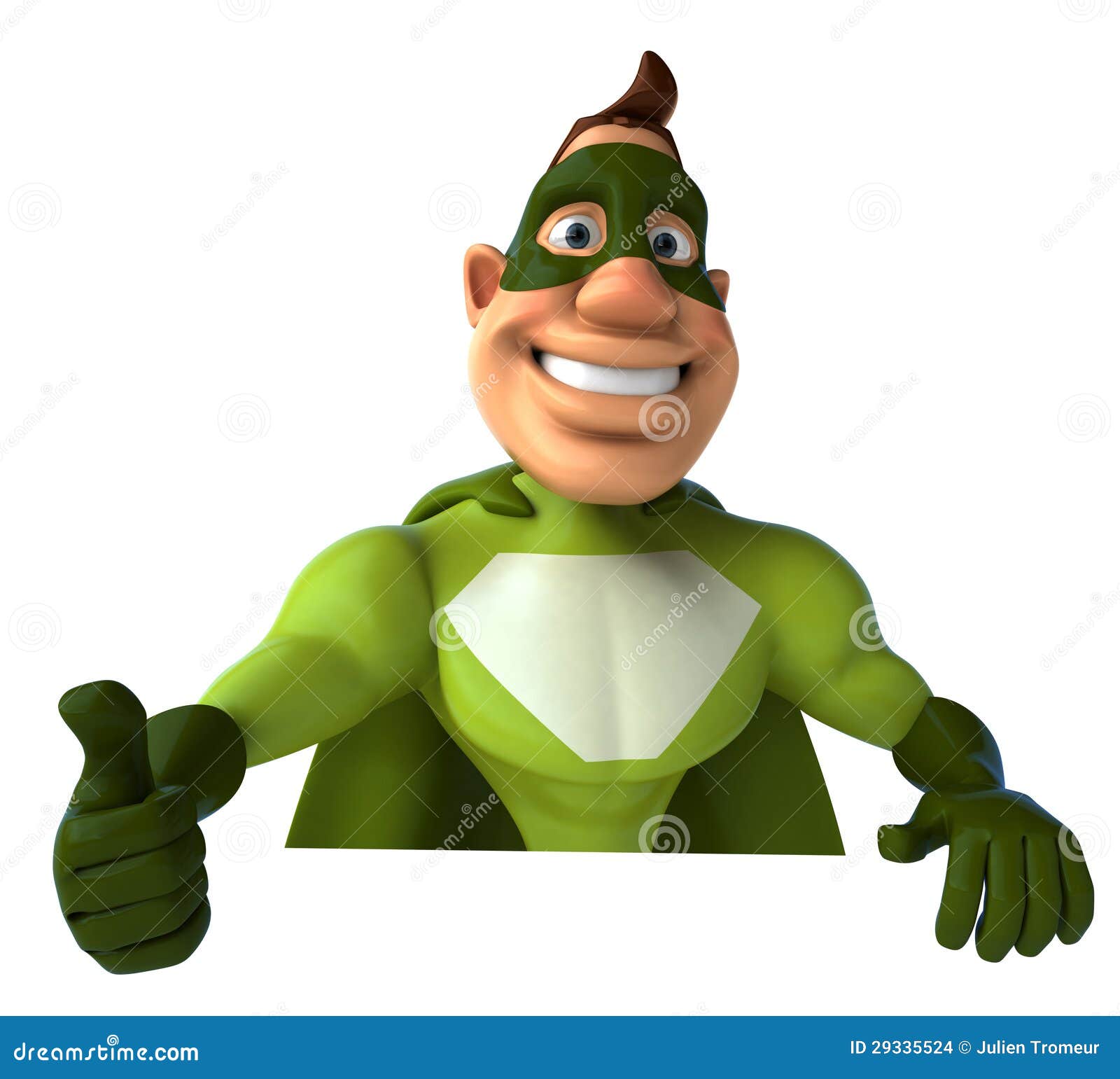 Green Superhero stock illustration. Illustration of mask - 29335524