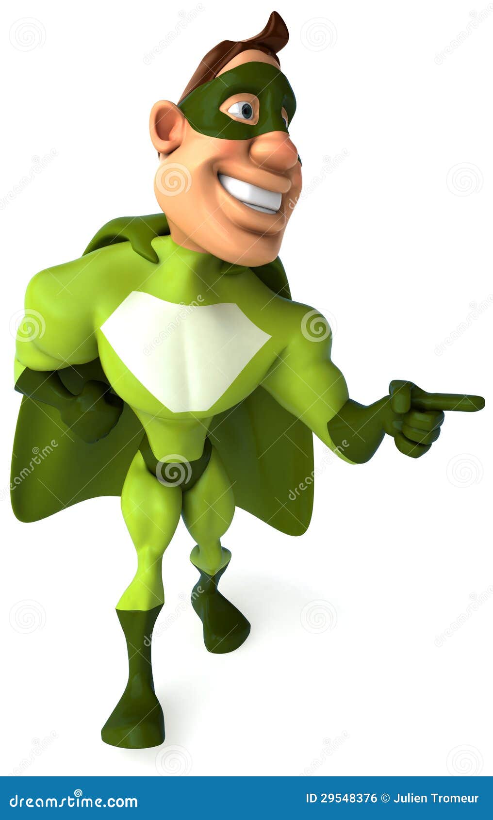 Green Superhero stock illustration. Illustration of fighter - 29548376