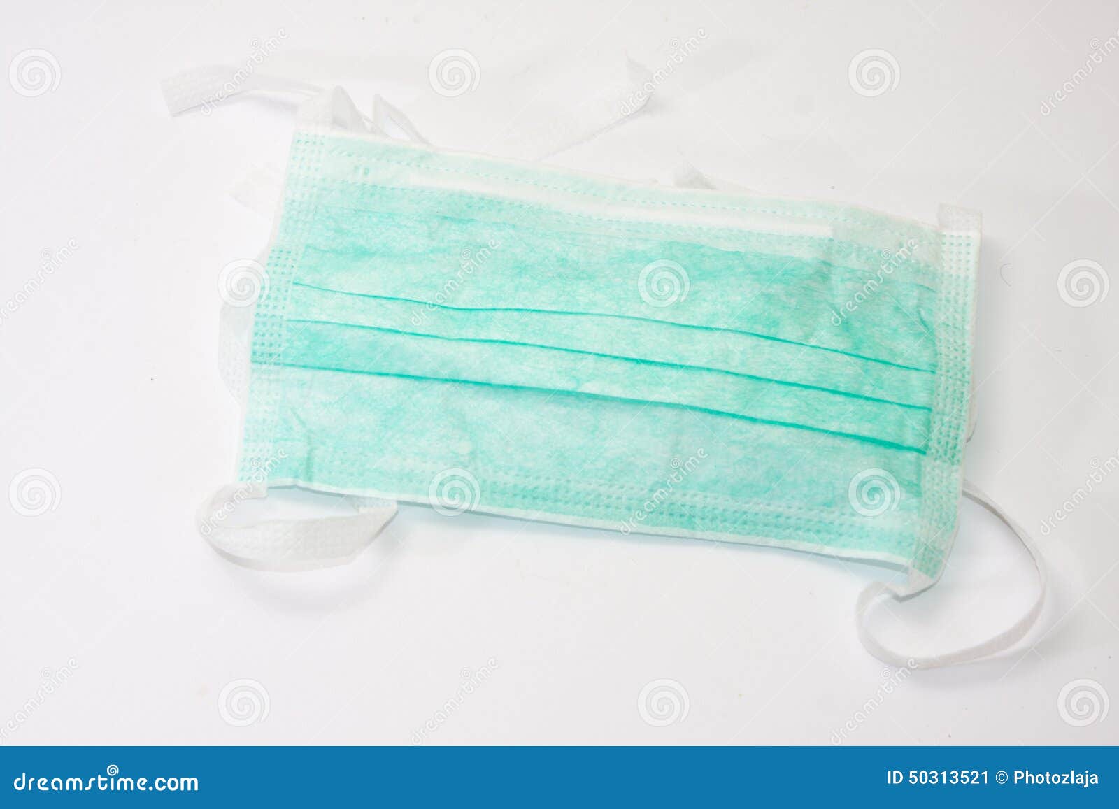 Green surgical mask stock image. Image of mask, white - 50313521