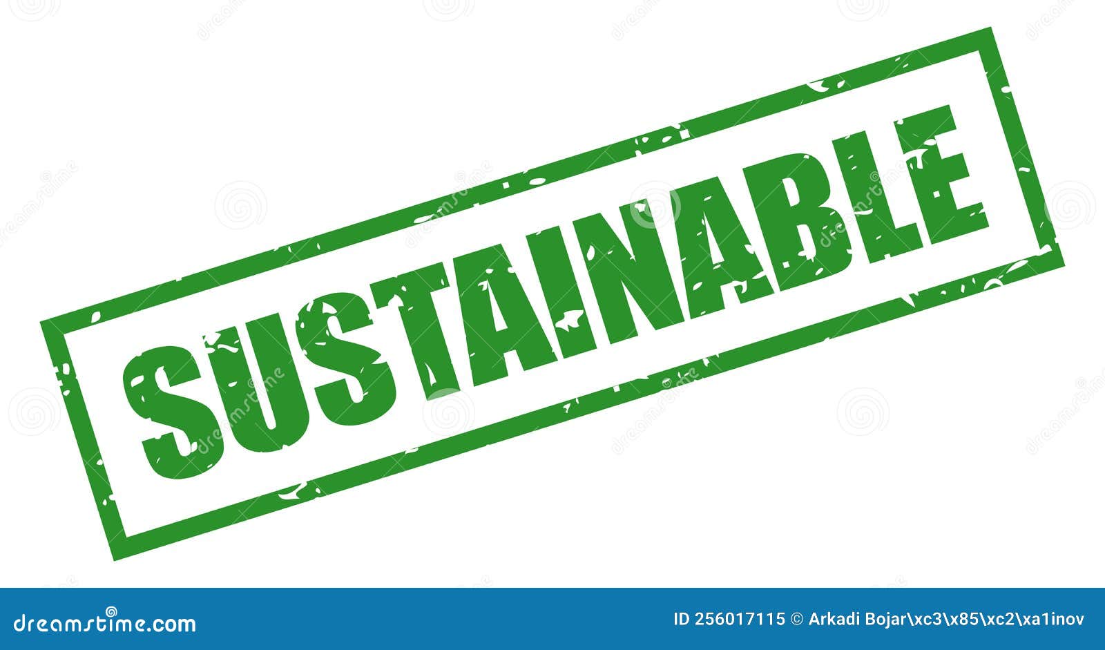 Green Sustainable Rubber Stamp Stock Vector - Illustration of ...