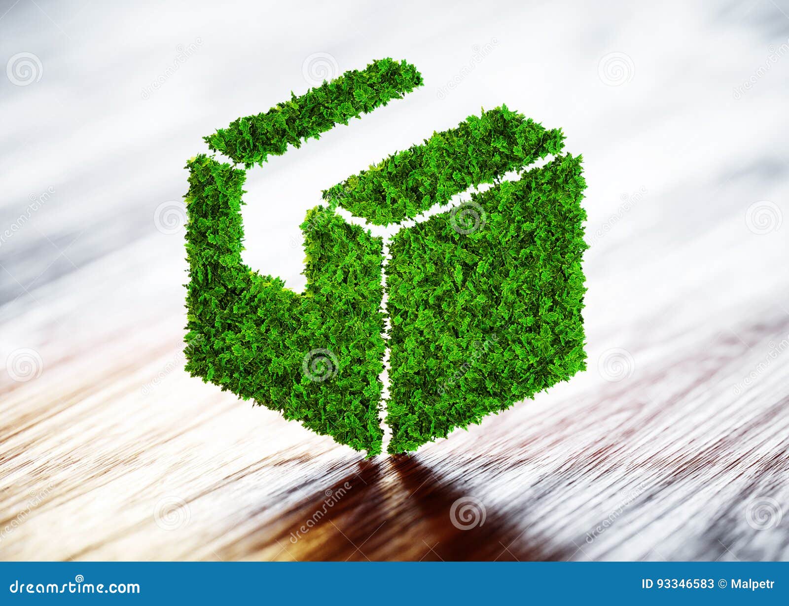 Green Sustainable Shipping Concept. Stock Illustration - Illustration ...