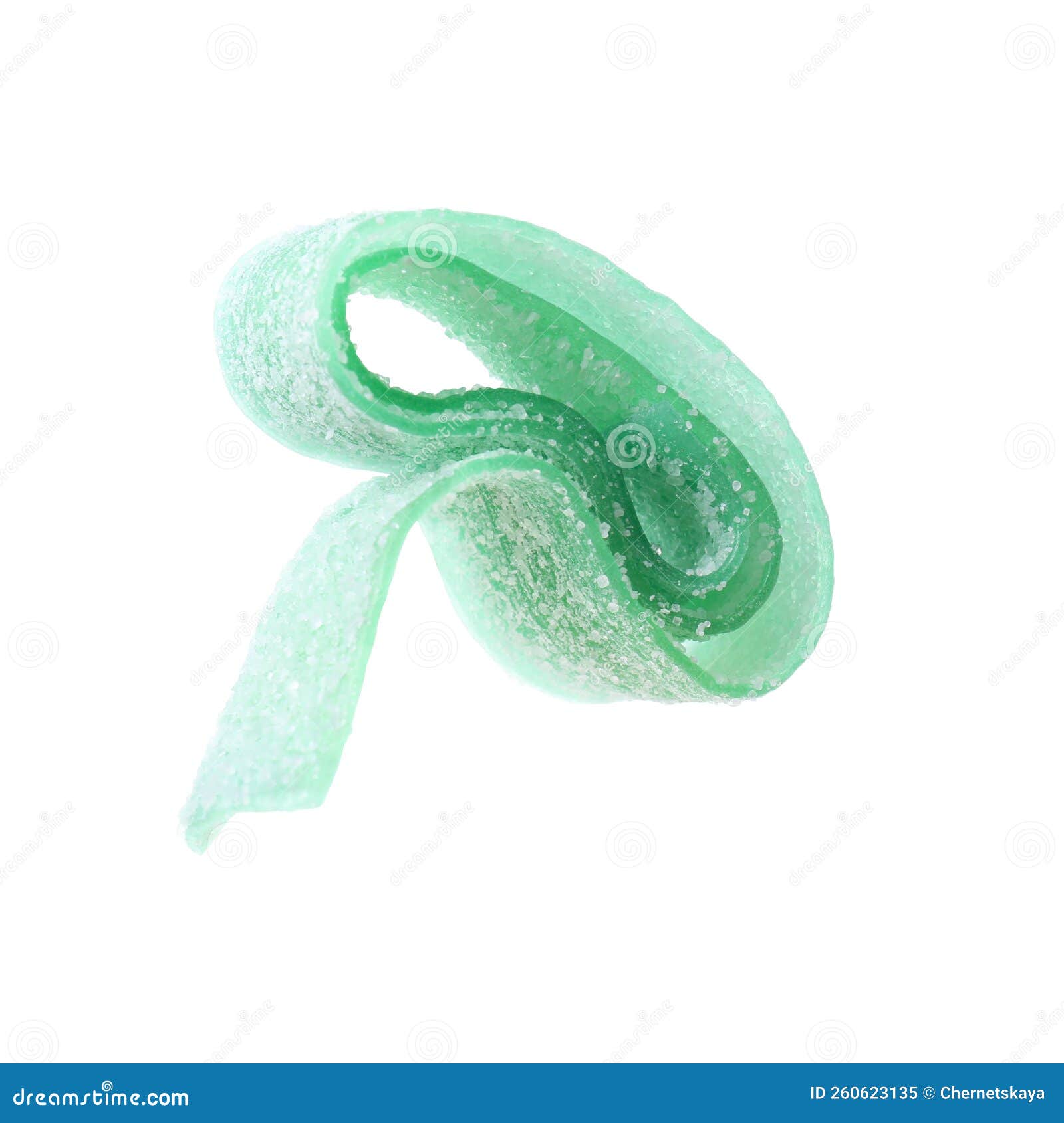 Green Sweet Jelly Candy on White Background Stock Image - Image of ...