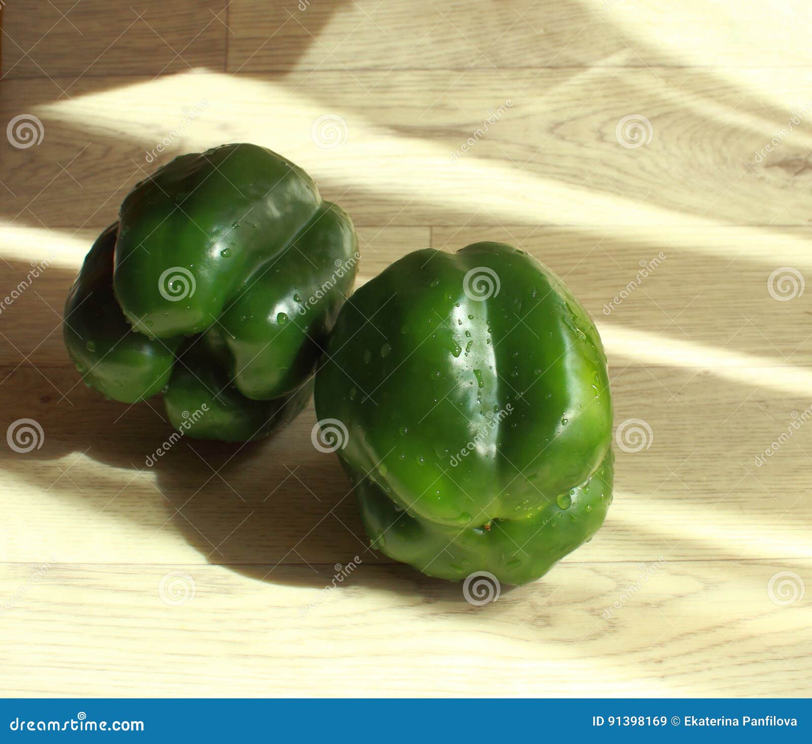 Green sweet pepper stock image. Image of pepper, food - 91398169