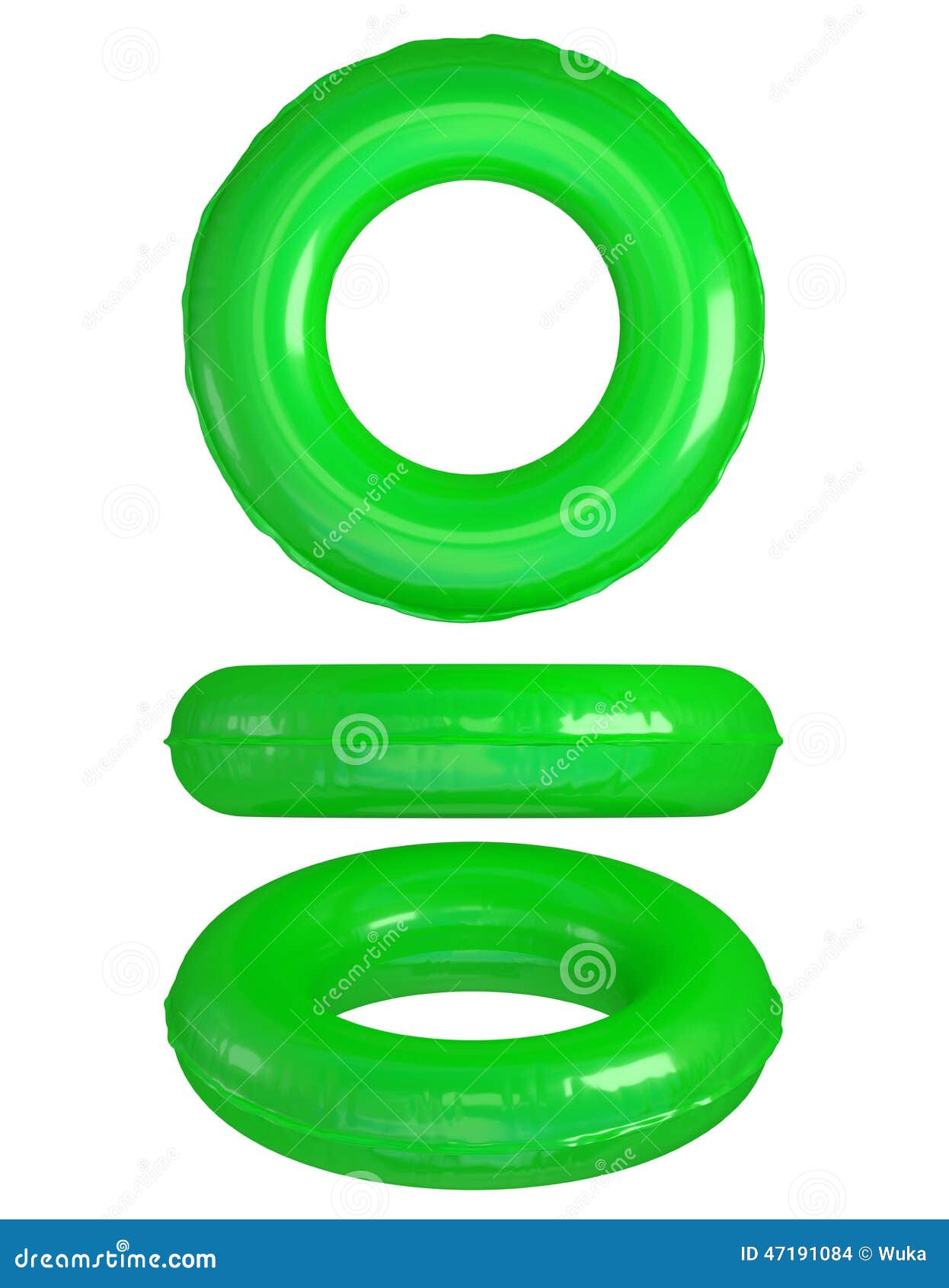 Green Swim Rings stock photo. Image of outdoors, path - 47191084