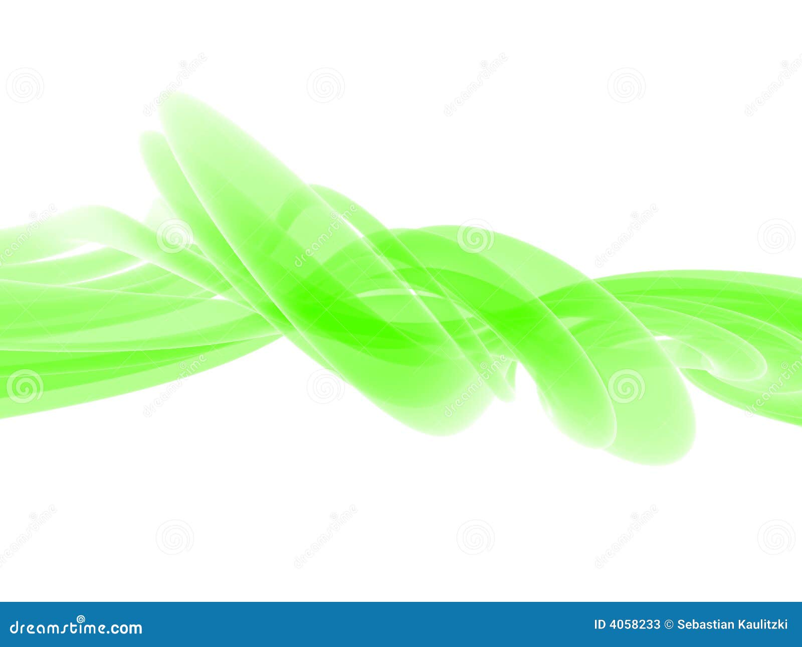 Green swirl stock illustration. Illustration of compositions - 4058233