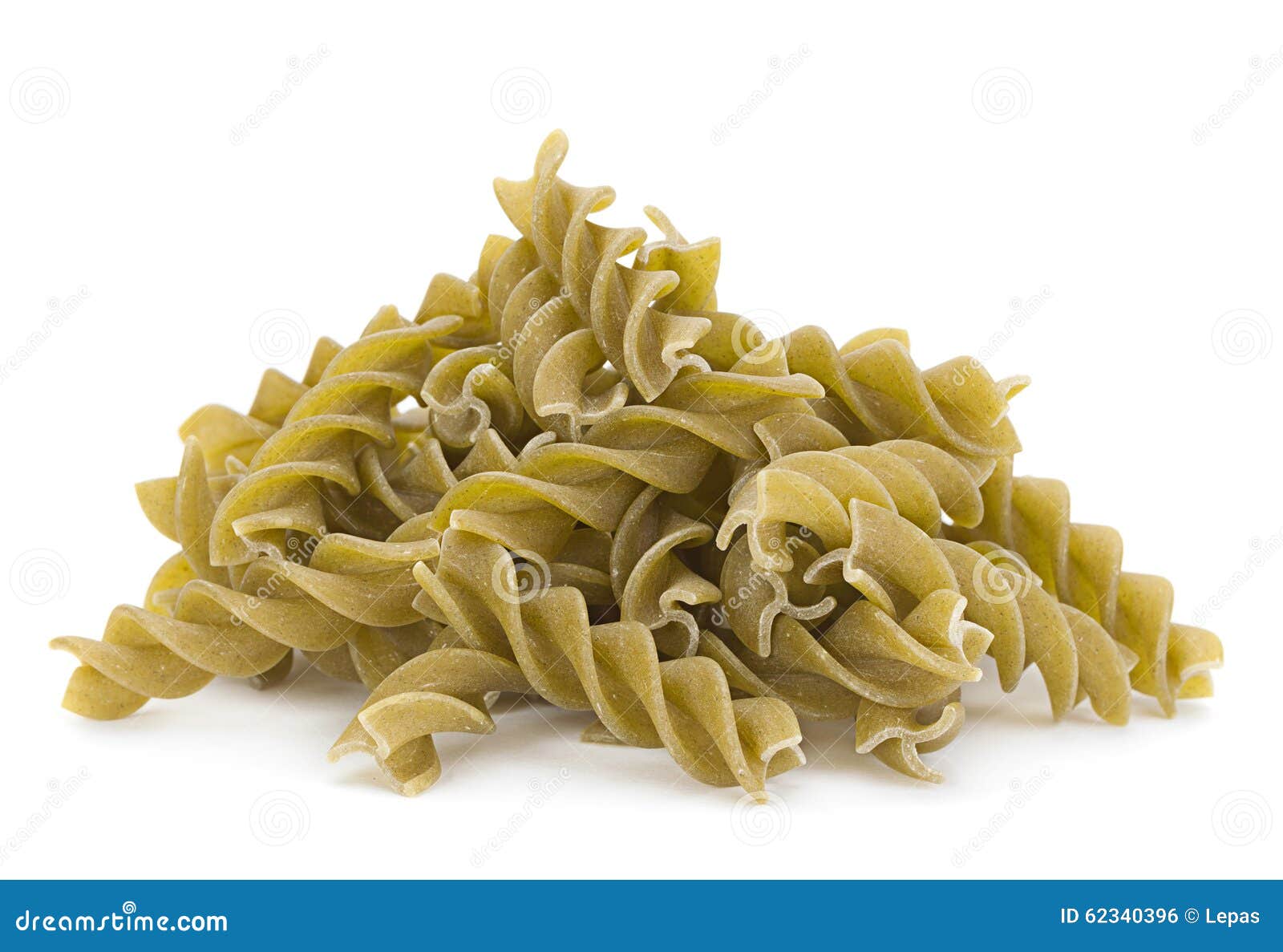 Green Swirl Dry Pasta Closeup Stock Photo - Image of wholemeal, healthy ...