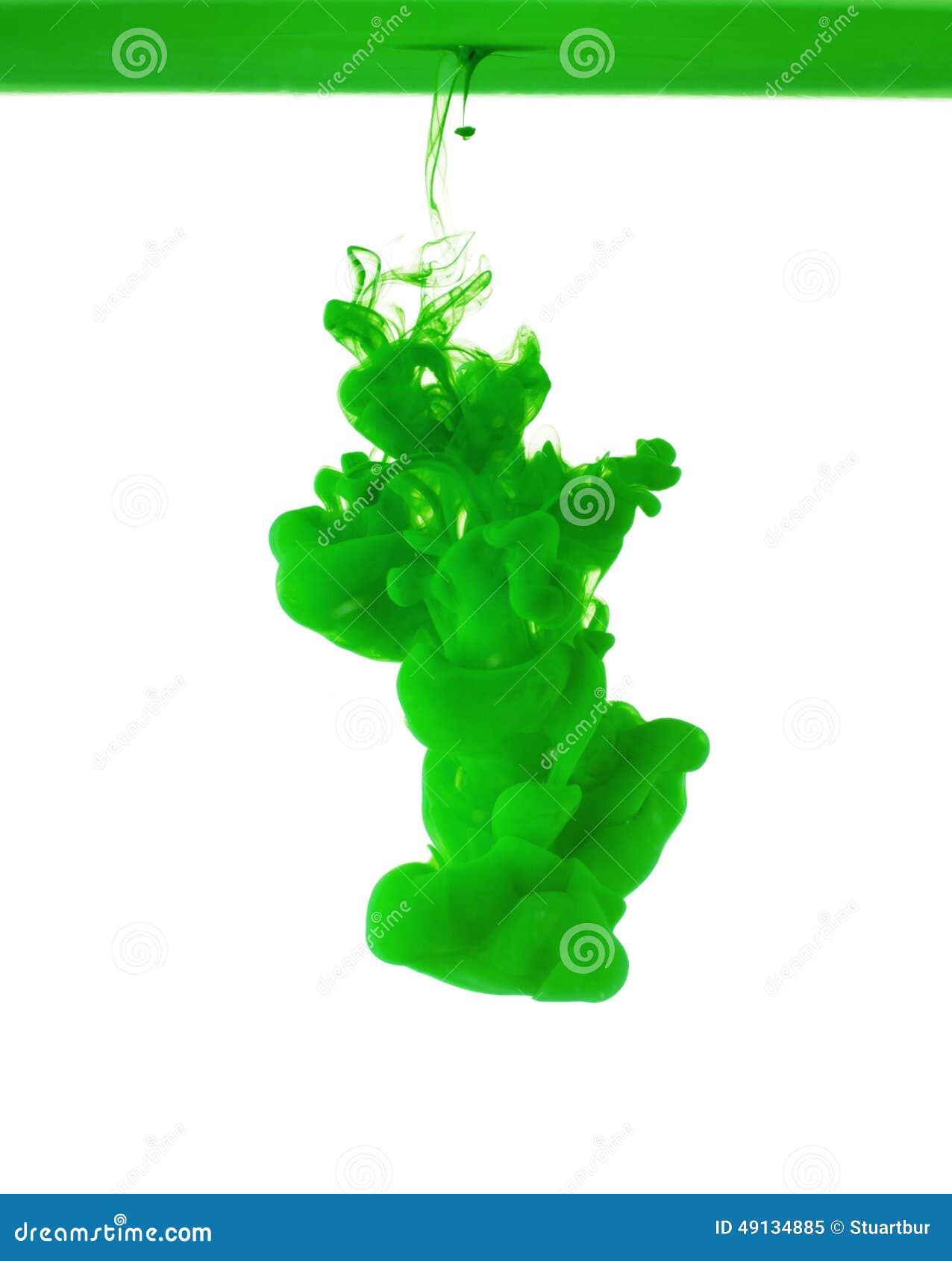 Green Swirl stock image. Image of color, nature, effects - 49134885