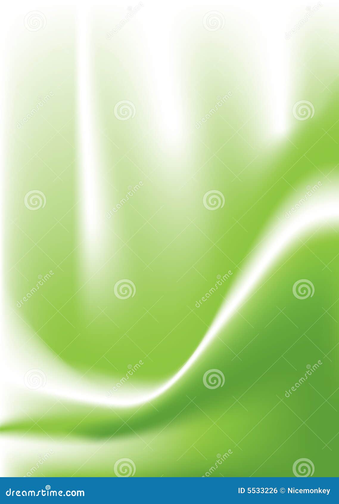 Green swoop stock vector. Illustration of clean, blur - 5533226