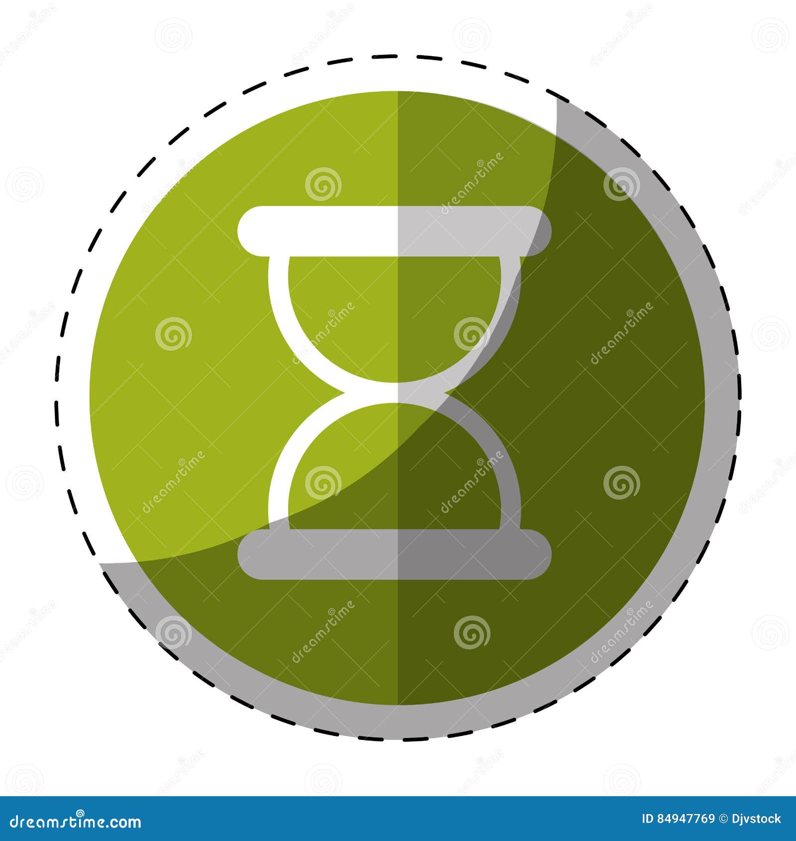 Green Symbol Loading Button Icon Stock Illustration - Illustration of ...