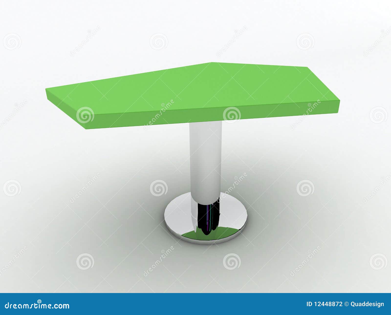 Green table stock illustration. Illustration of isolated - 12448872