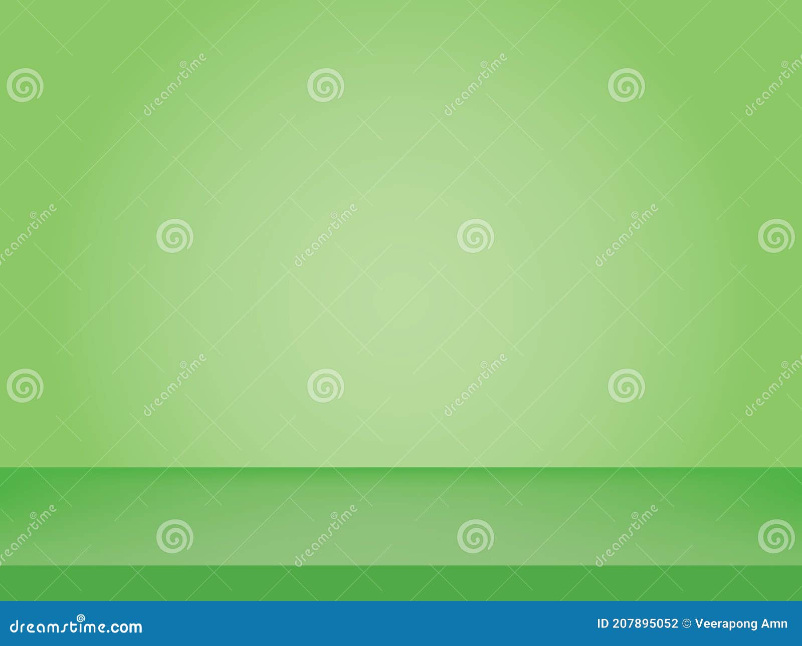 Green Table with Green Gradient Wall for Background, Color Display ...