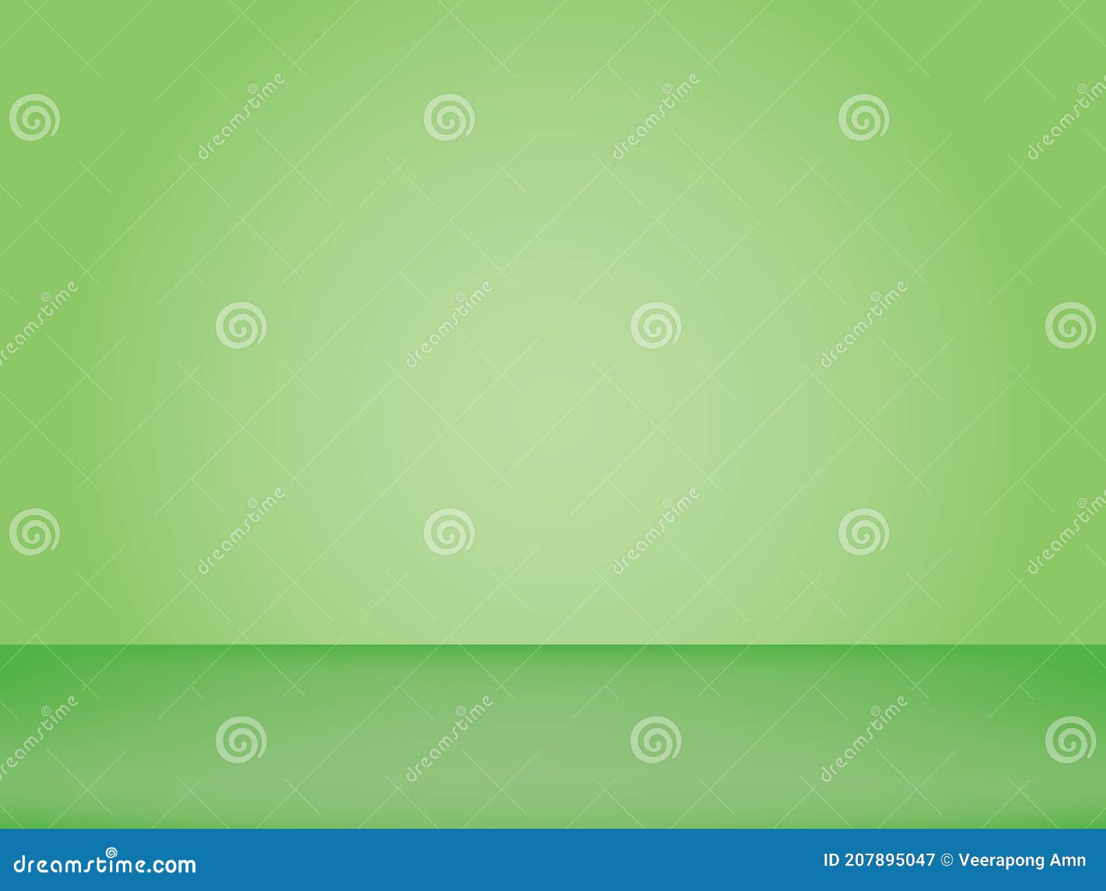 Green Table with Green Gradient Wall for Background, Color Display ...