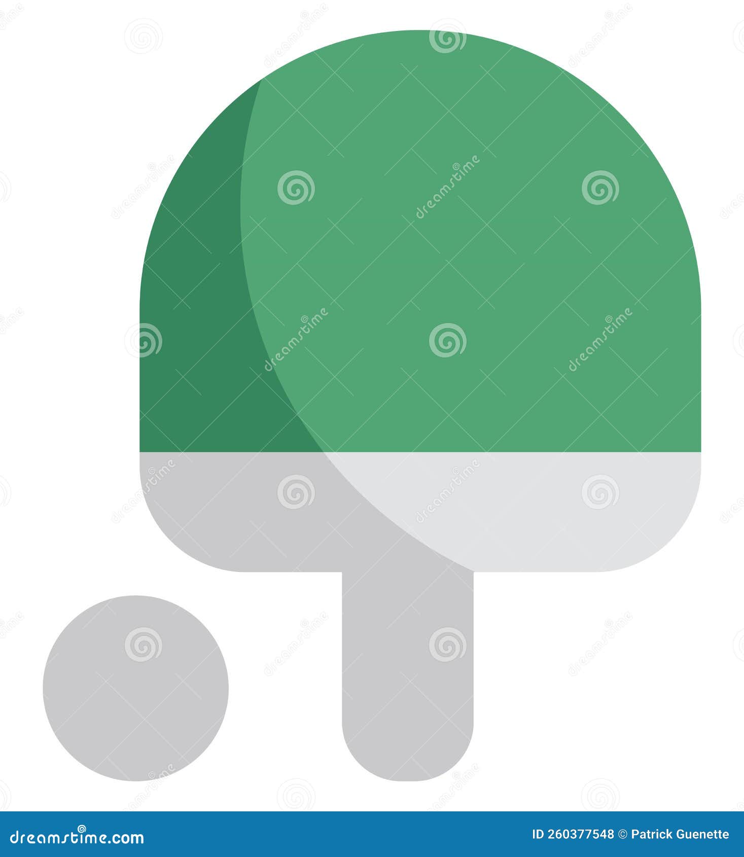 Green Table Tennis Raacket, Icon Stock Vector - Illustration of ...