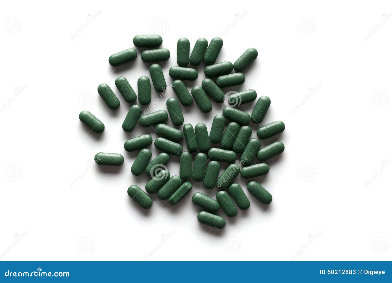 Green Tablets on White Background Stock Image - Image of tablet, health ...