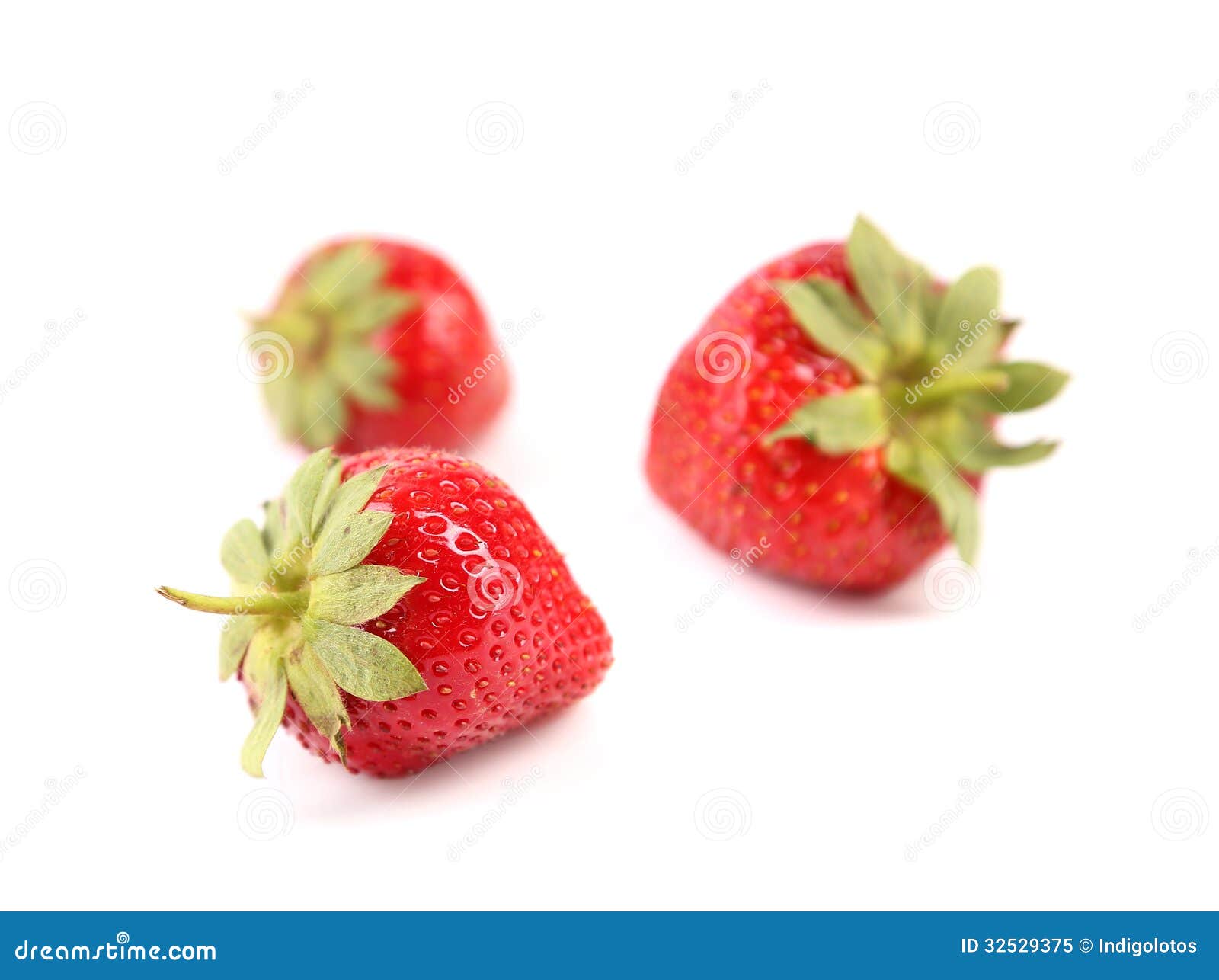 Green Tails of Strawberries Stock Image - Image of large, berry: 32529375