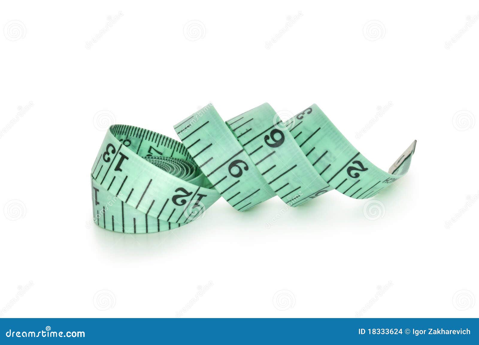 Green tape measure stock photo. Image of tape, view, ruler - 18333624