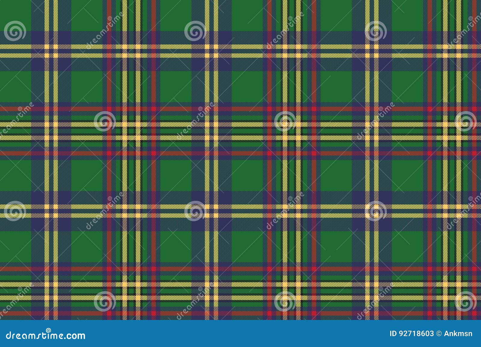 Green Tartan Classic Seamless Pattern Stock Vector - Illustration of ...