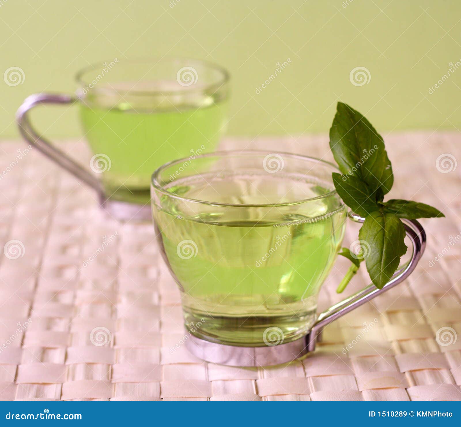Green tea stock image. Image of beverage, drink, delicate - 1510289