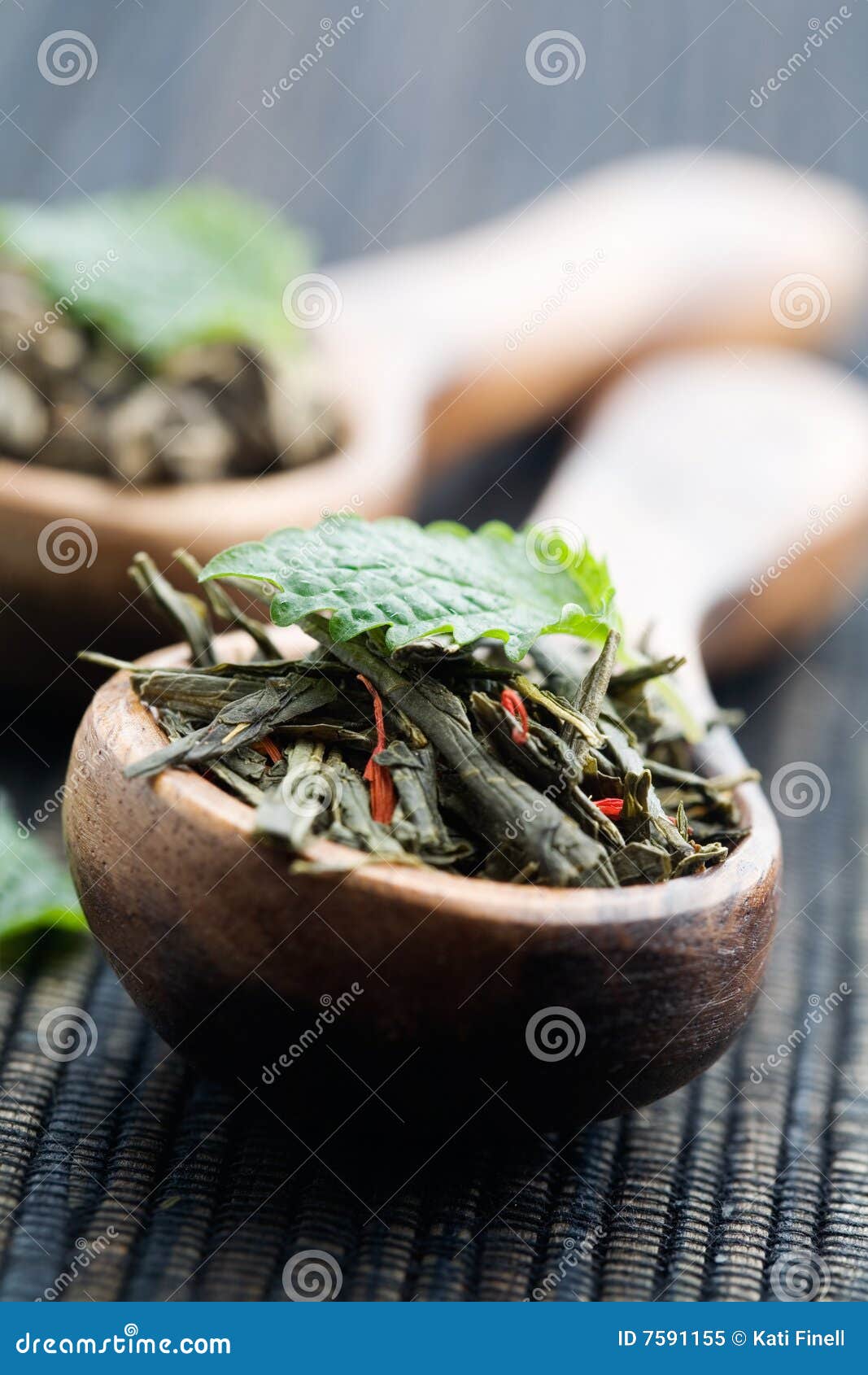 Green tea stock image. Image of closeup, nature, ingredient - 7591155