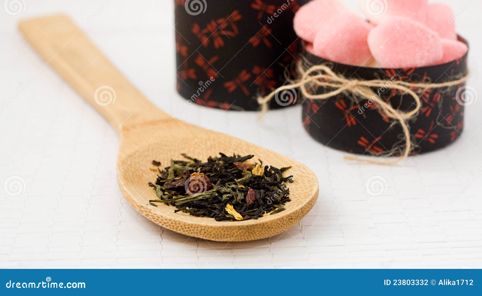 Green tea with berries. stock photo. Image of herbal - 23803332