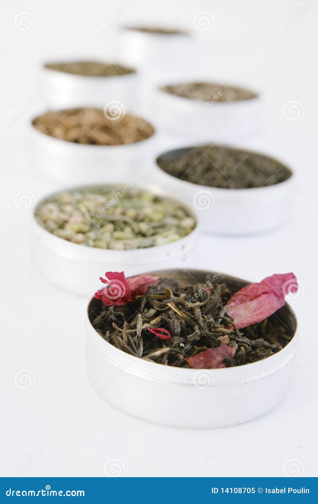 Green tea in box stock image. Image of tisane, variety - 14108705