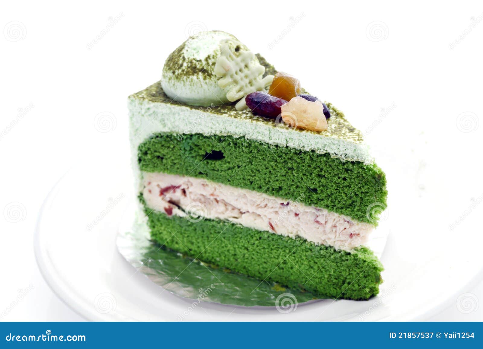Green Tea Cake stock image. Image of sweet, matcha, green - 21857537