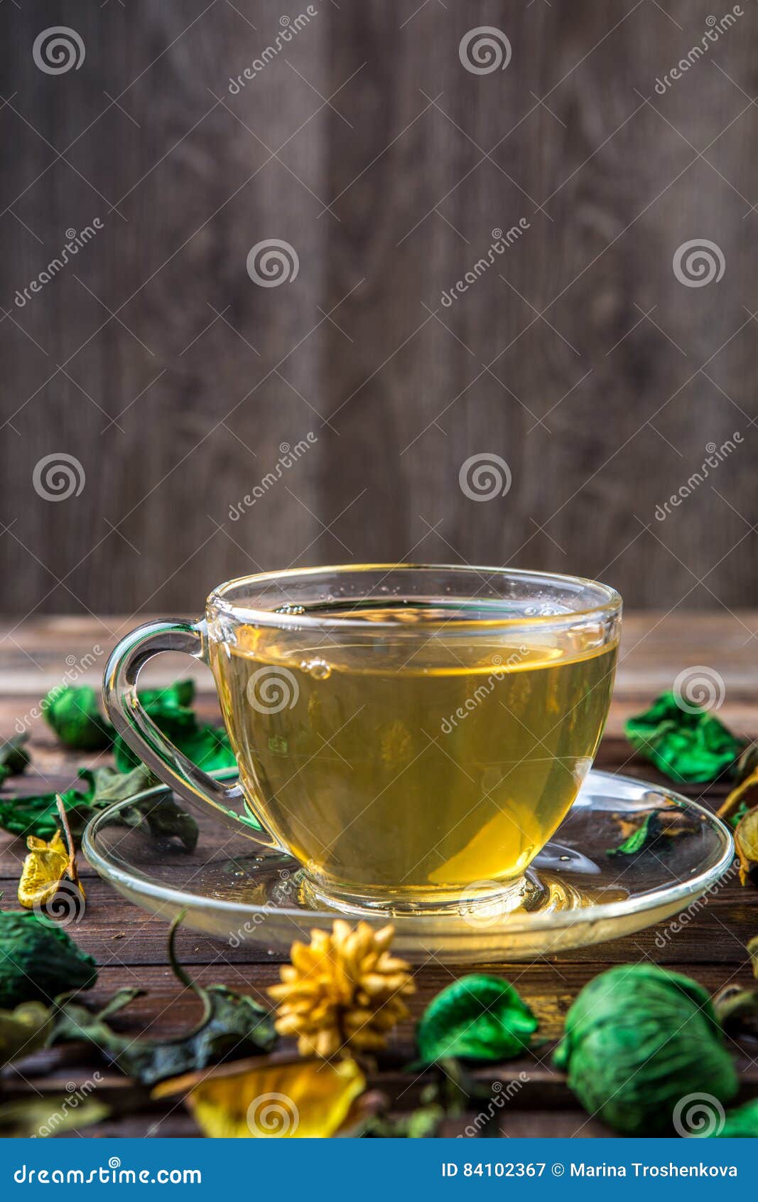 Green tea in clear cup stock image. Image of dishware - 84102367
