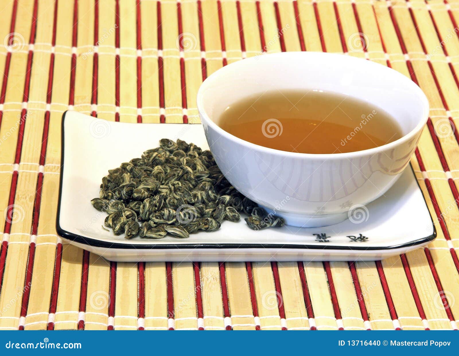 Green tea in a cup stock photo. Image of simple, teacup - 13716440
