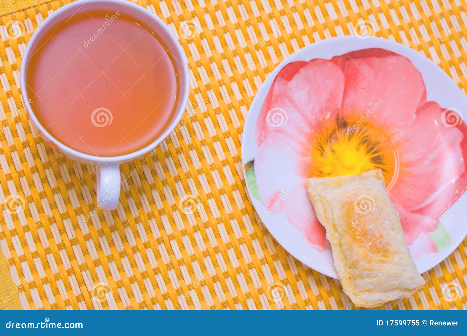 Green tea in a cup stock image. Image of herbal, herb - 17599755