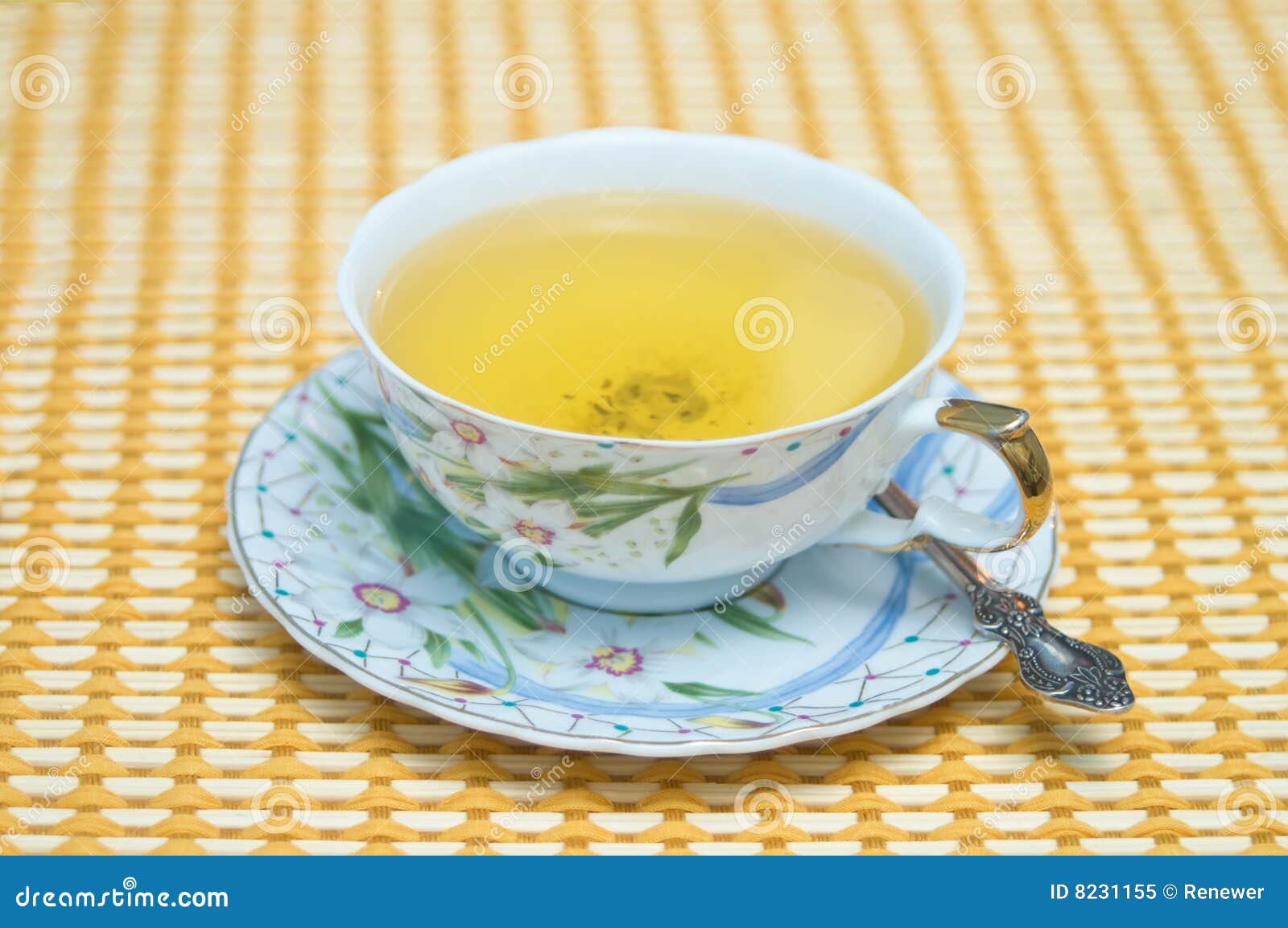 Green tea in a cup stock image. Image of drinking, lifestyles - 8231155