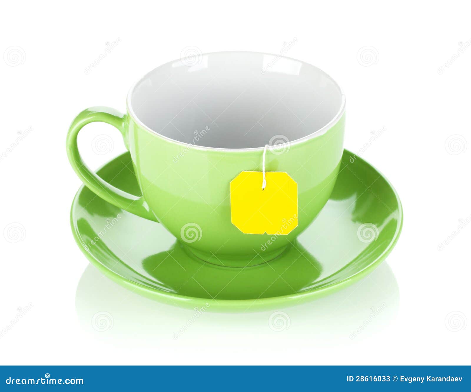 Green tea cup and teabag stock image. Image of drink - 28616033