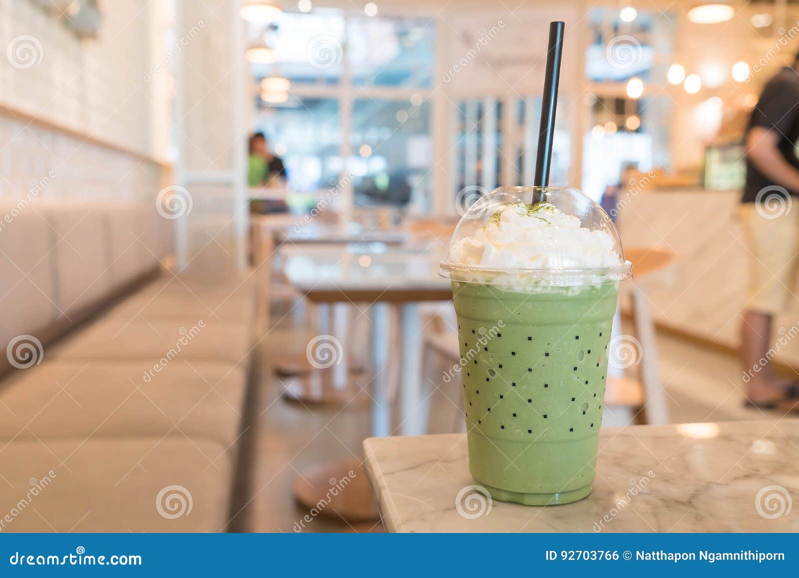 Green tea frappe stock photo. Image of milk, green, healthy - 92703766