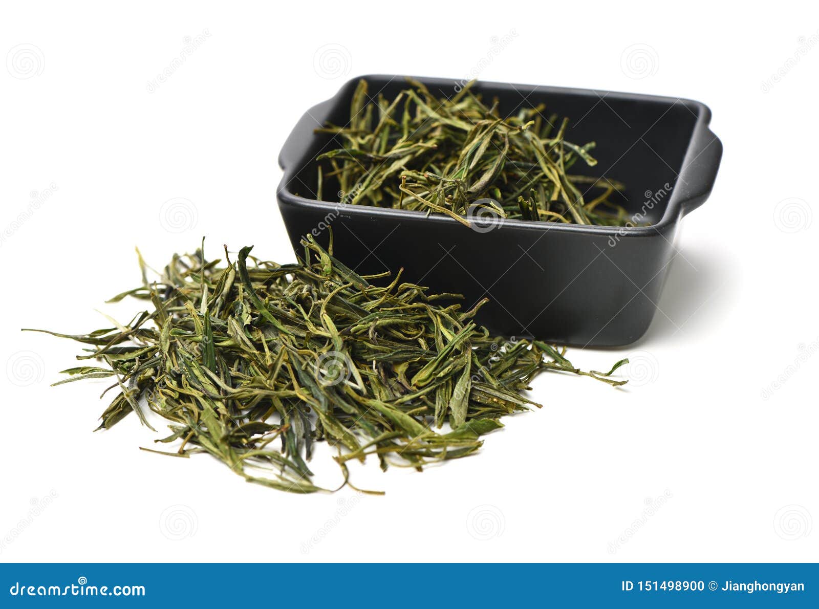 Green tea stock photo. Image of flavor, healthy, leaf - 151498900