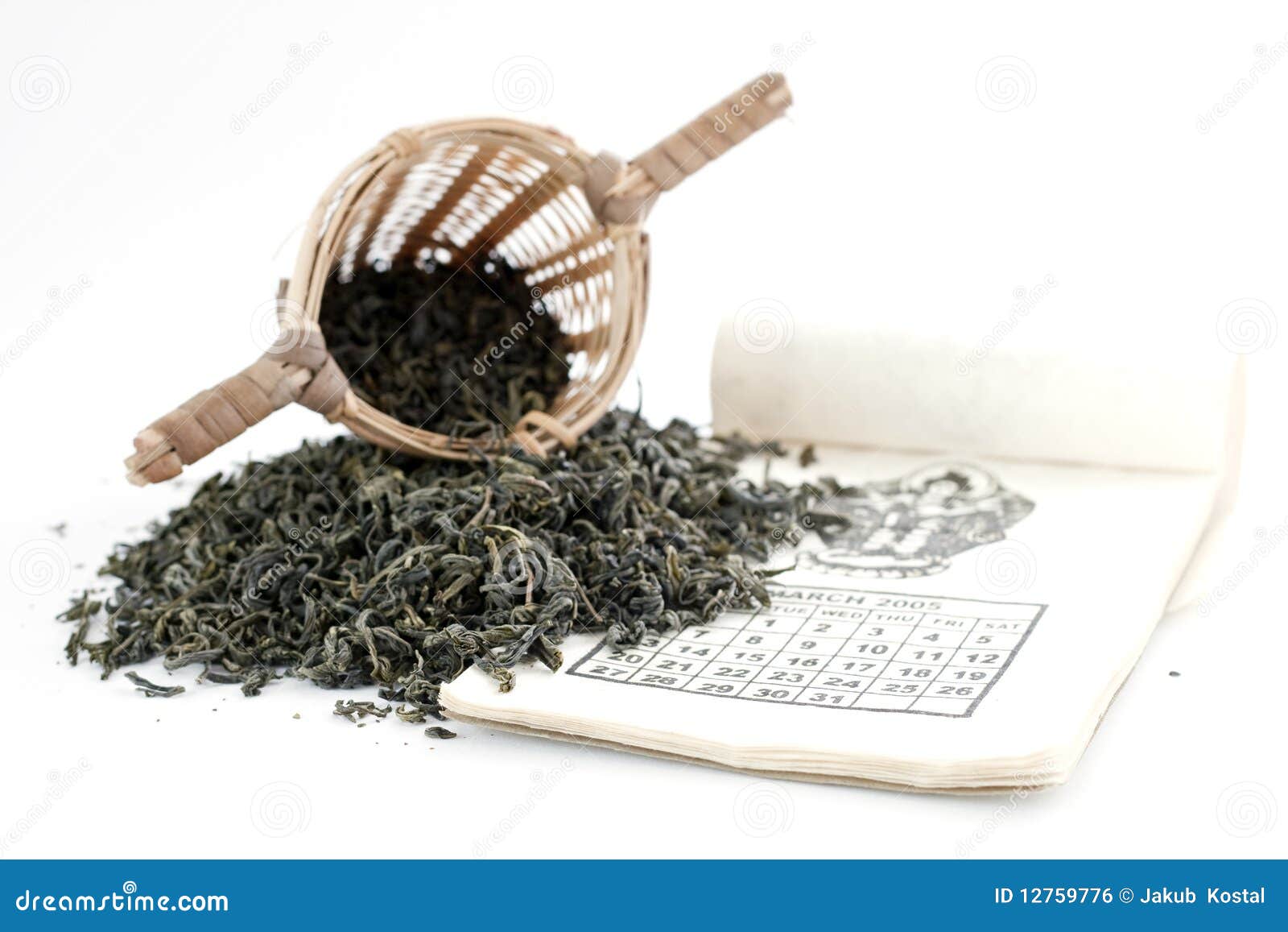 Green tea with sieve stock photo. Image of cold, crop - 12759776