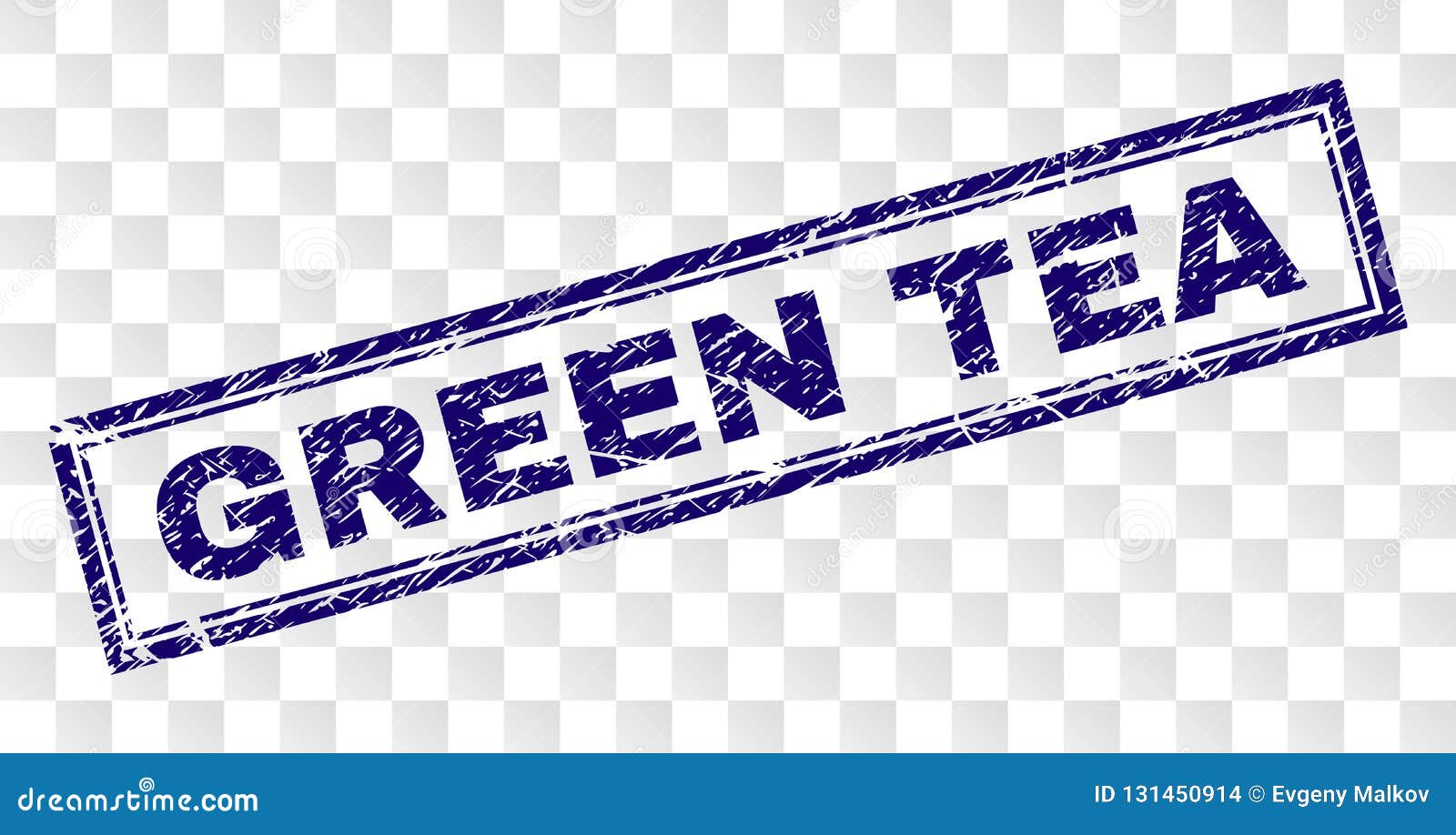 Grunge GREEN TEA Rectangle Stamp Stock Vector - Illustration of ...