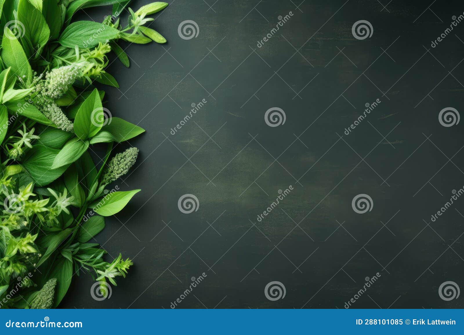 Green Tea Themed Background Large Copy Space - Stock Picture Backdrop ...