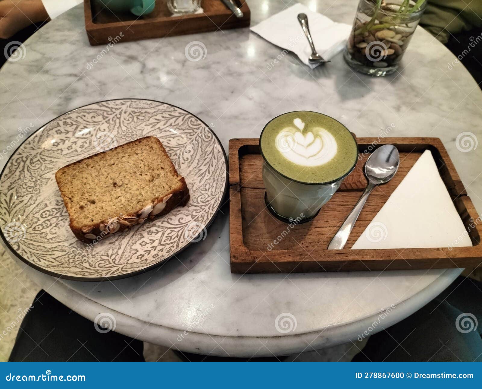 Green Tea and Toast with Friends Stock Photo - Image of green, toast ...