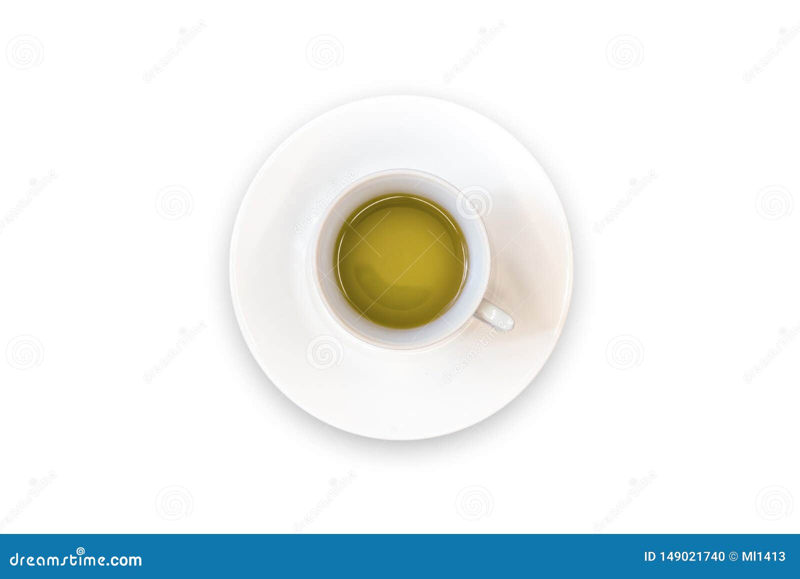 Green tea top view stock photo. Image of liquid, asian - 149021740