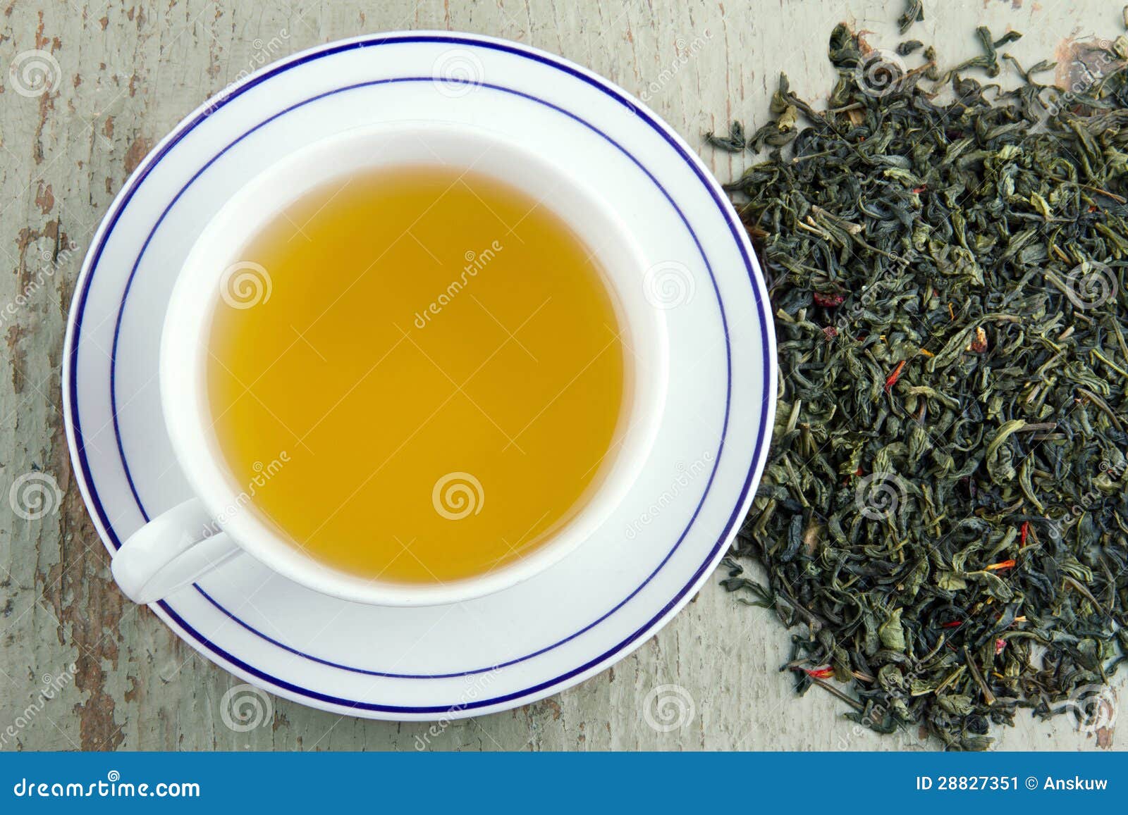 Green tea in a white cup stock image. Image of rustic - 28827351