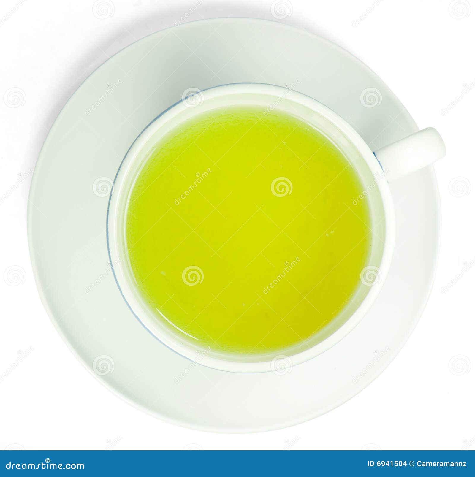 Green tea in a white cup stock photo. Image of darjeeling - 6941504