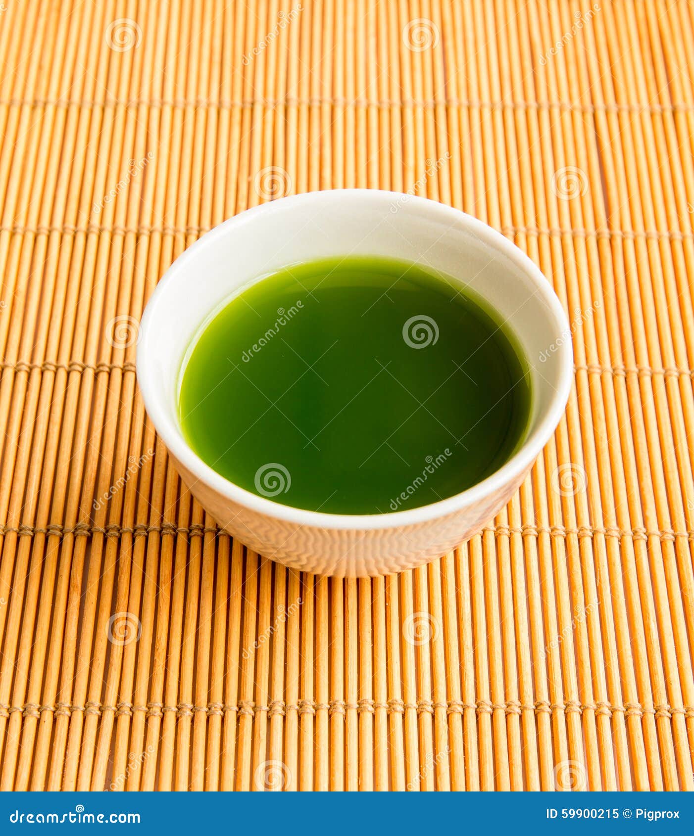 Green tea in a white cup. stock image. Image of water - 59900215