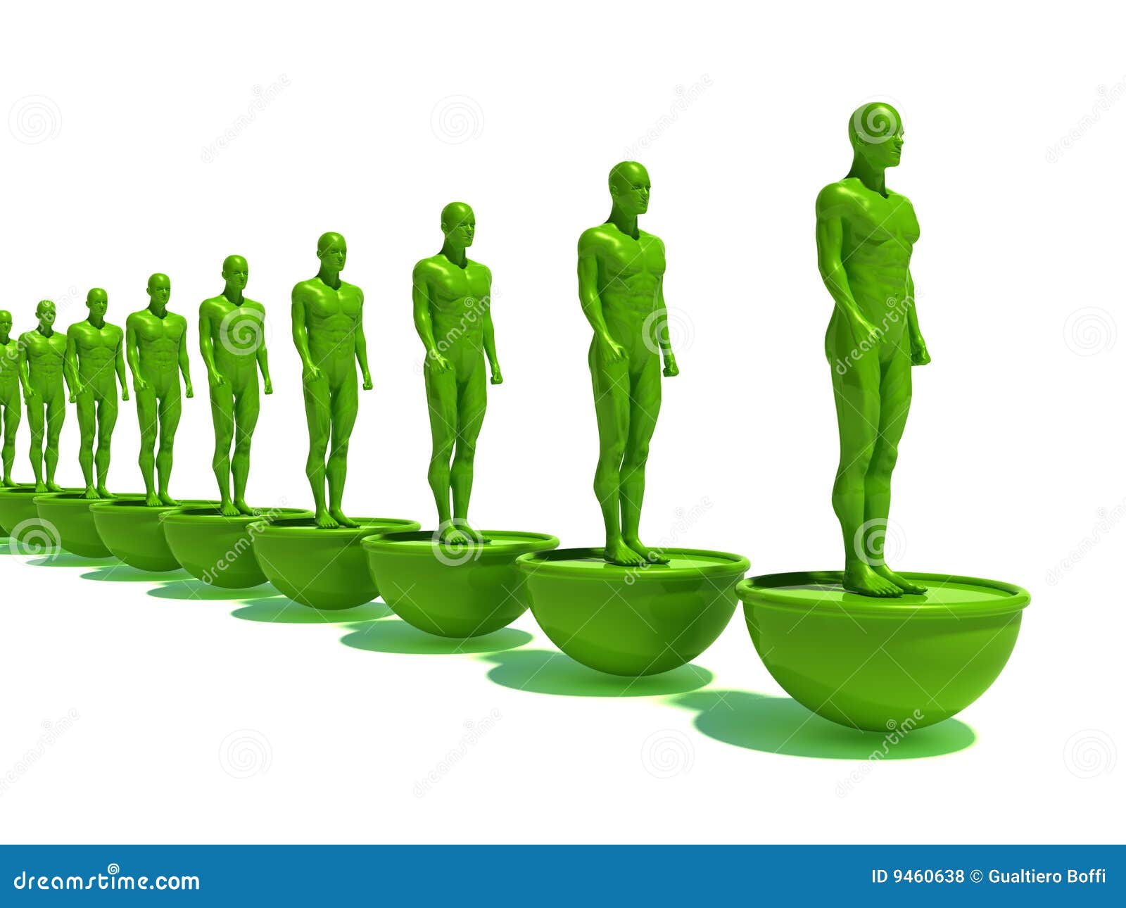 Green team stock illustration. Illustration of shadow - 9460638