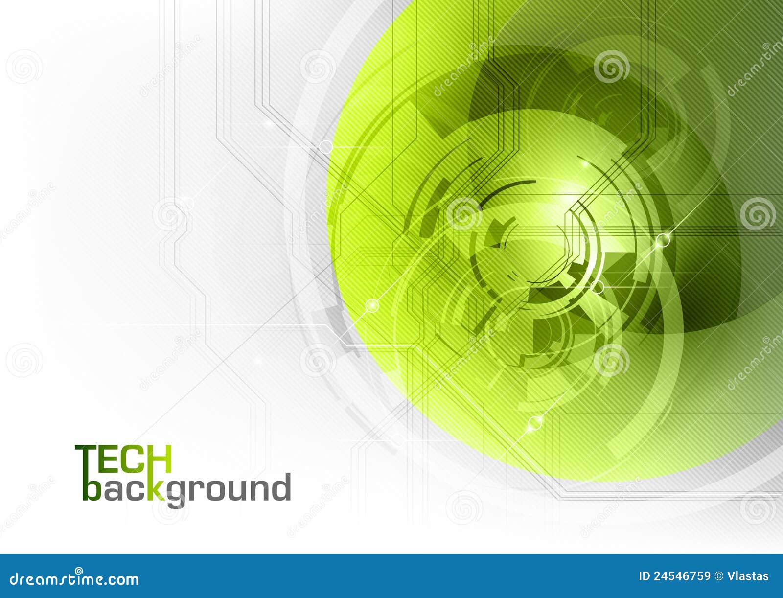 Green tech stock vector. Illustration of electric, green - 24546759
