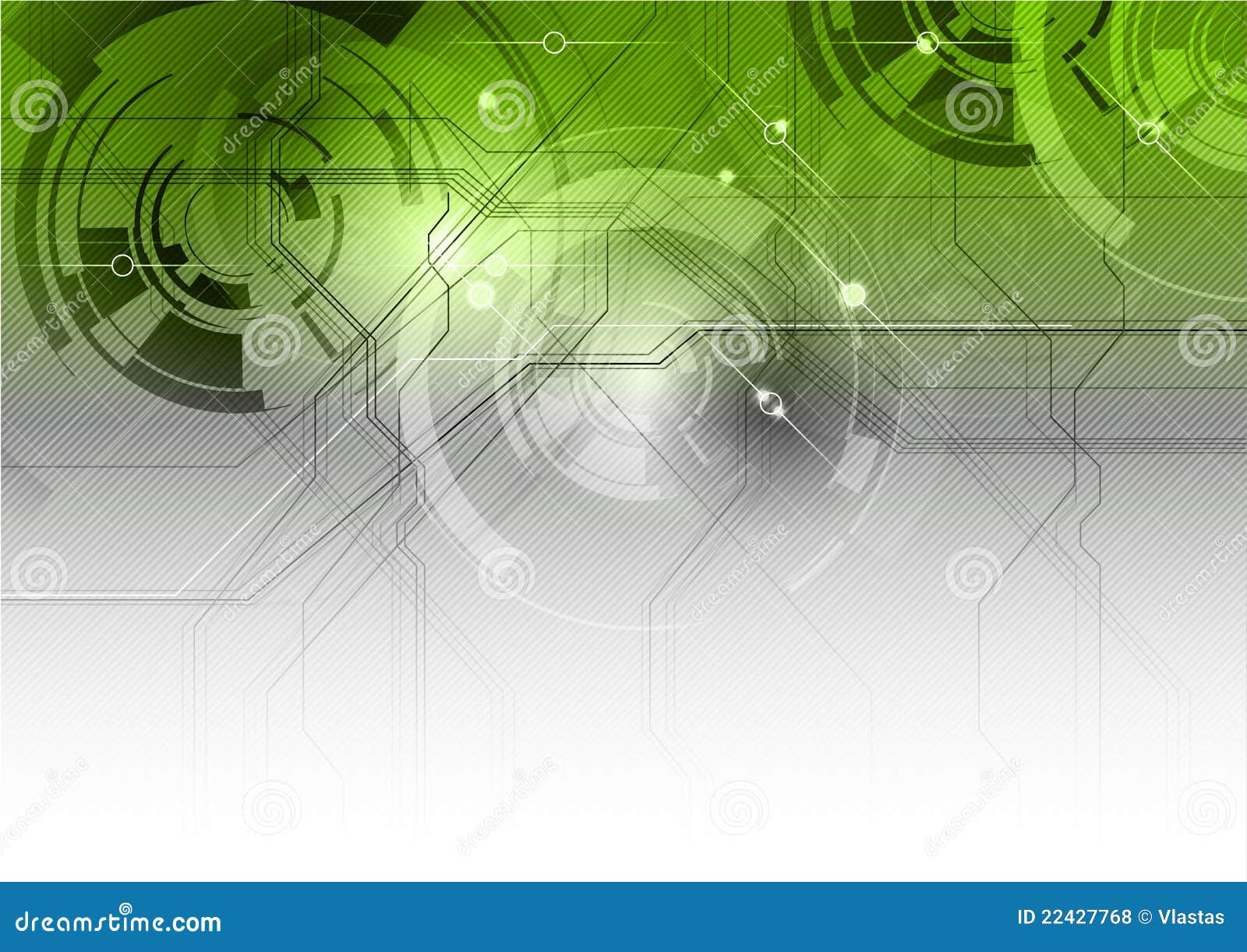 Green tech background stock vector. Illustration of network - 22427768