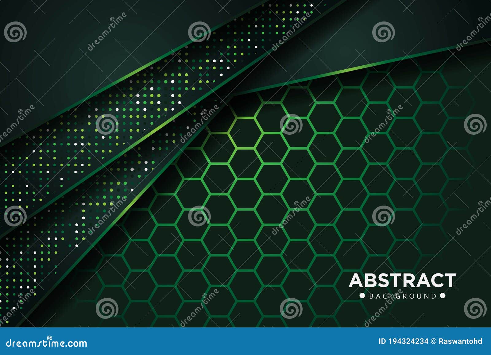 Green Tech Background Abstract Template Vector. Graphic Design Element ...