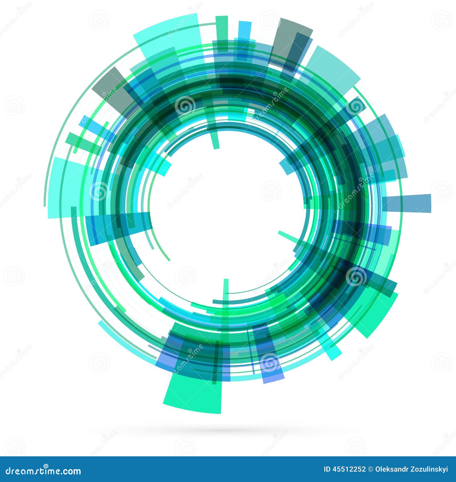 Green Tech Circle. Raster Stock Photography | CartoonDealer.com #45512252